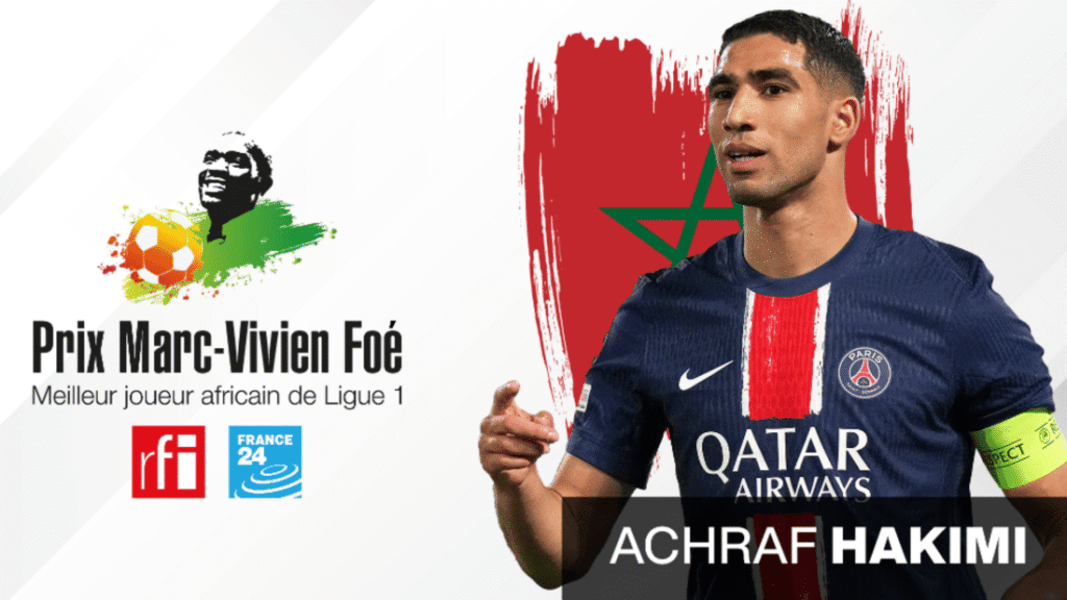 Morocco's Achraf Hakimi crowned Ligue 1's best African player | APAnews ...