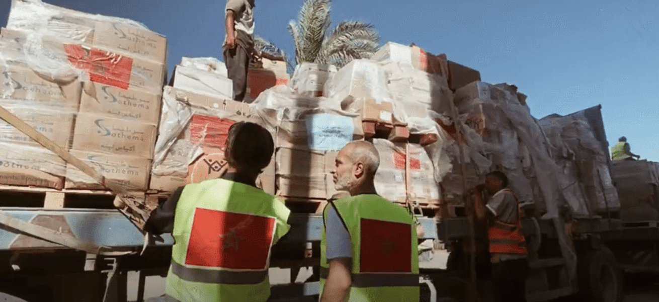 Moroccan aid arrives in Gaza amid worsening humanitarian crisis ...