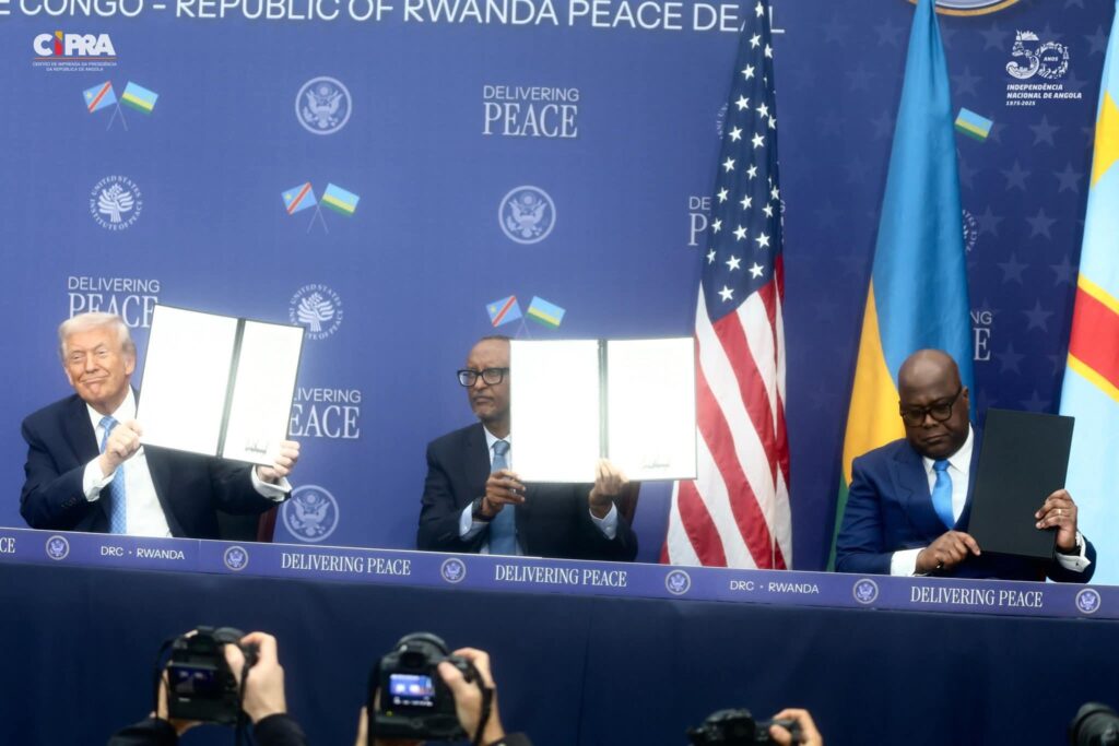 DRC, Rwanda seal historic peace agreement in Washington | APAnews ...